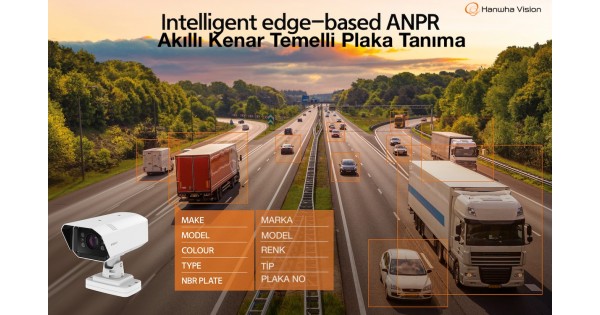 Hanwha Vision Intelligent Edge-Based ANPR